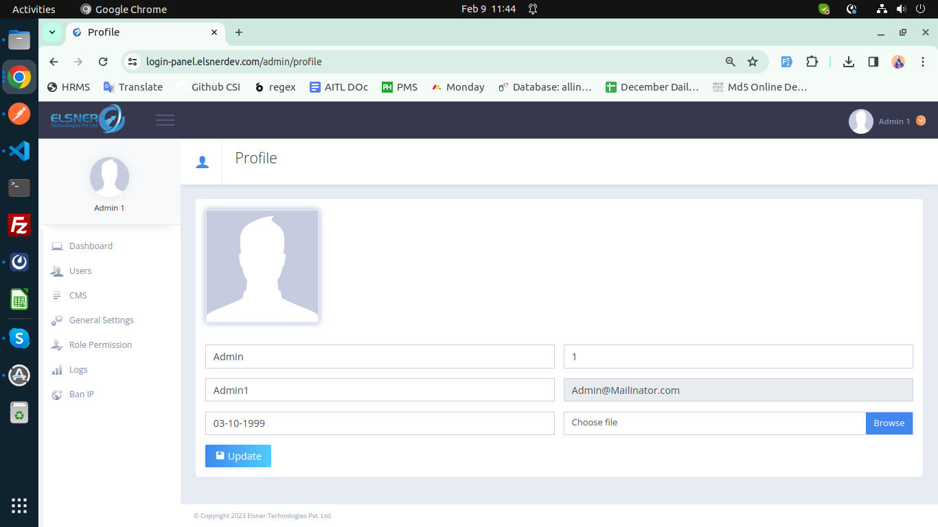 Login-Registration & User Management PHP Admin Panel by elsnertechnologies
